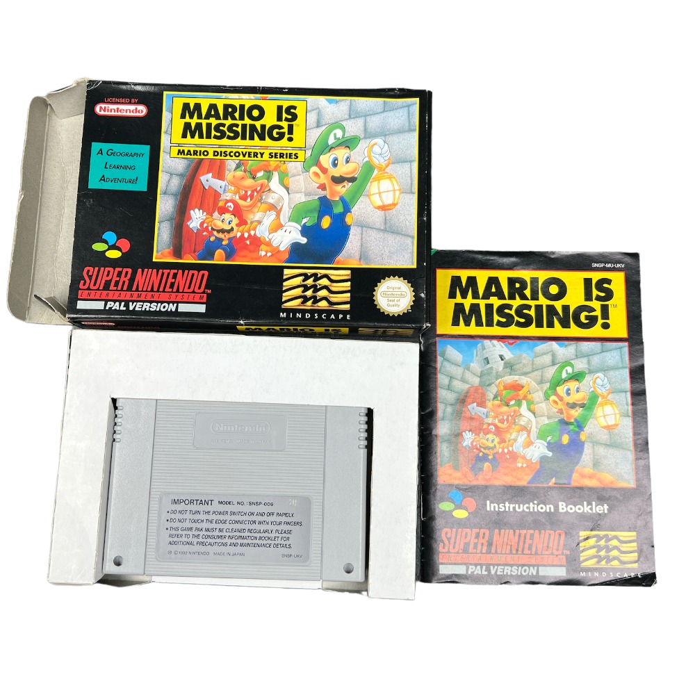 Pre-owned Nintendo Mario is Missing SNES - Own4Less